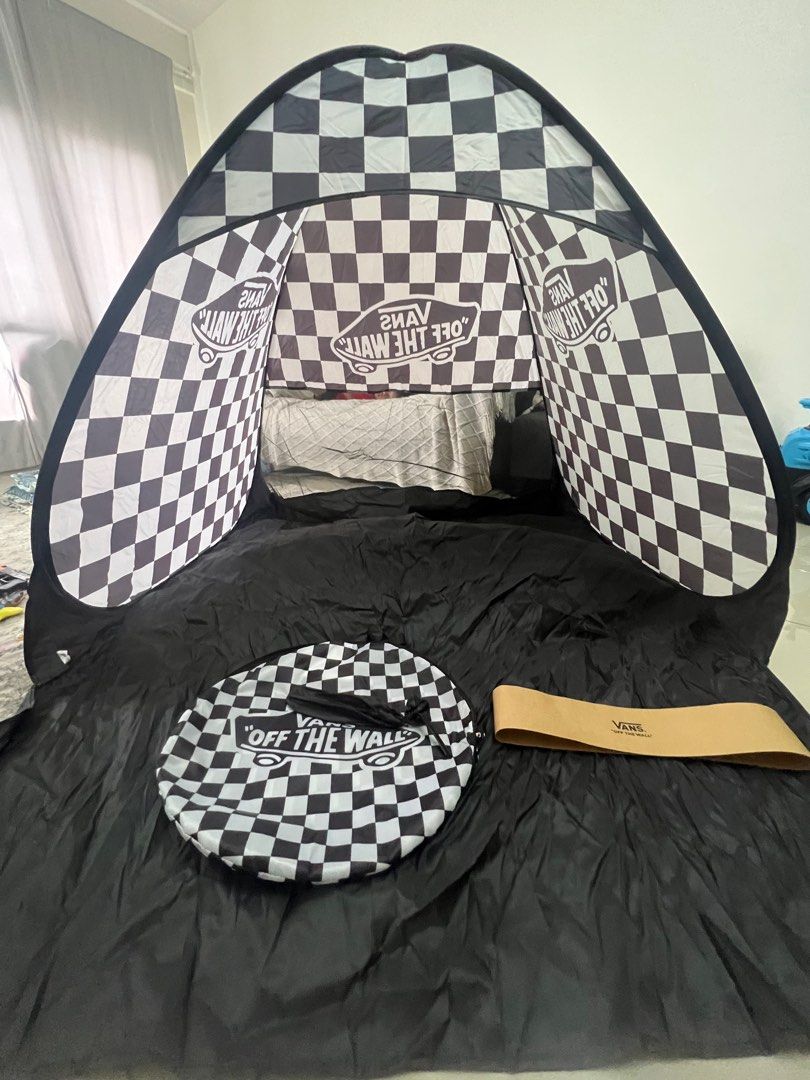 Vans GWP Foldable tent CHECKERBOARD, Furniture & Home Living, Outdoor ...