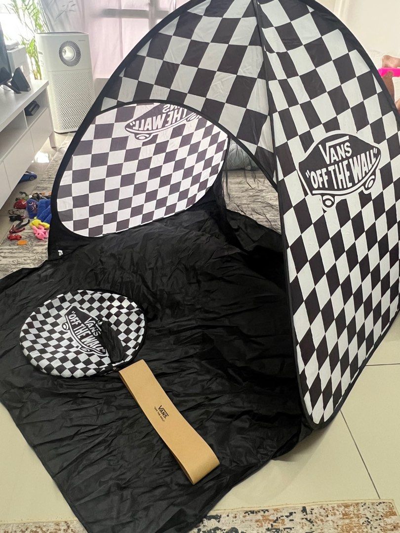 Vans GWP Foldable tent CHECKERBOARD, Furniture & Home Living, Outdoor ...