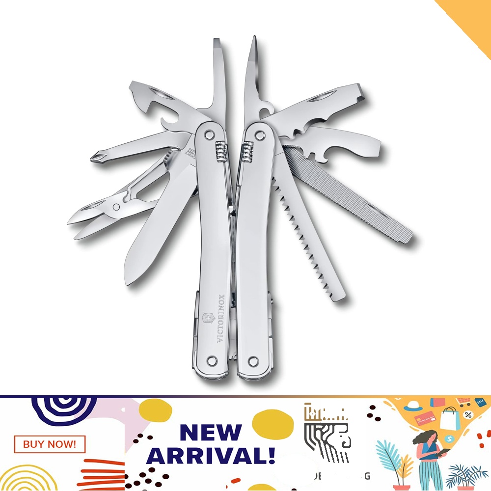 VICTORINOX Swiss Tool Spirit MX 3.0224.MN Swiss Multi-Tool with 24 ...