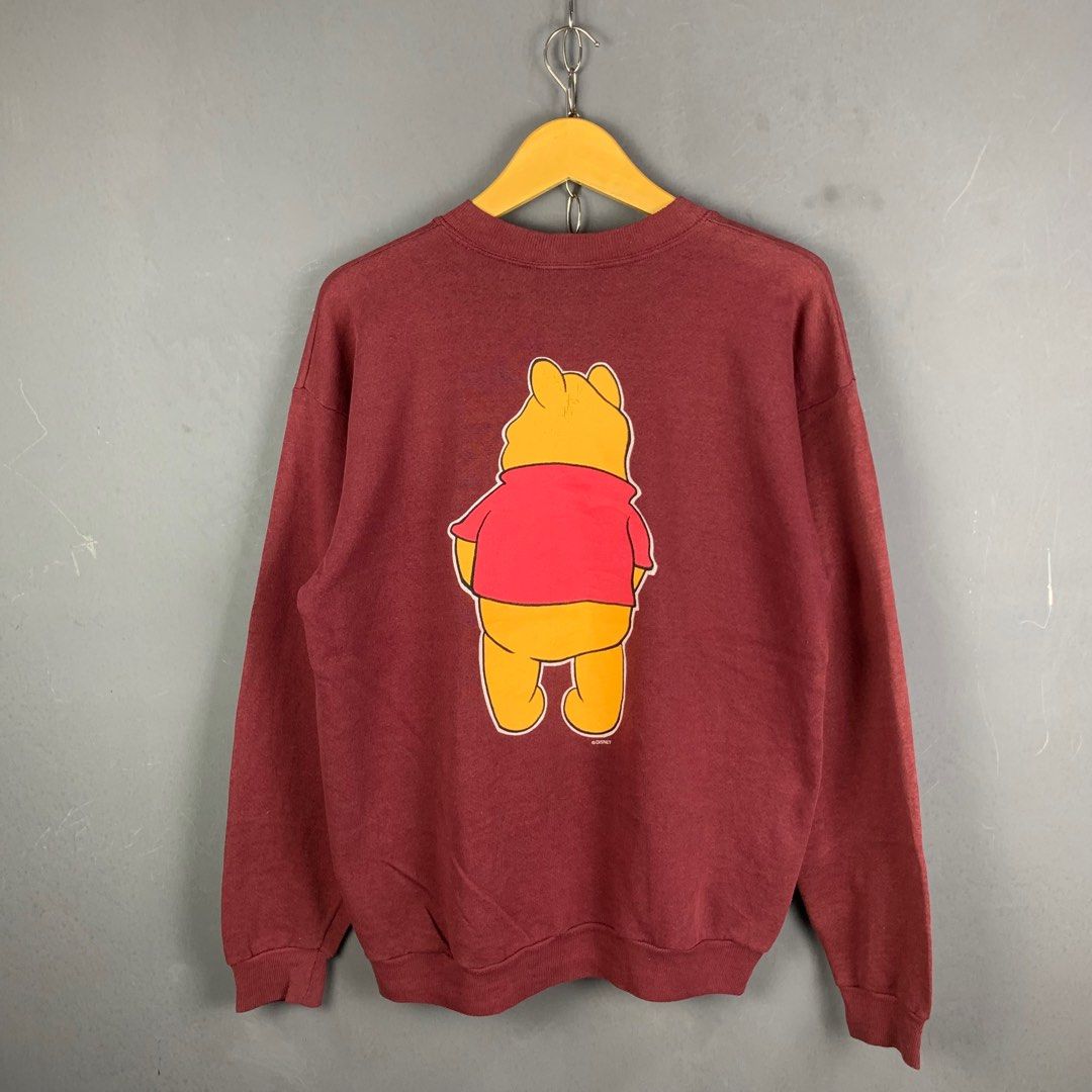 Vintage 90s winnie the pooh disney sweater crewneck, Fesyen Pria ...