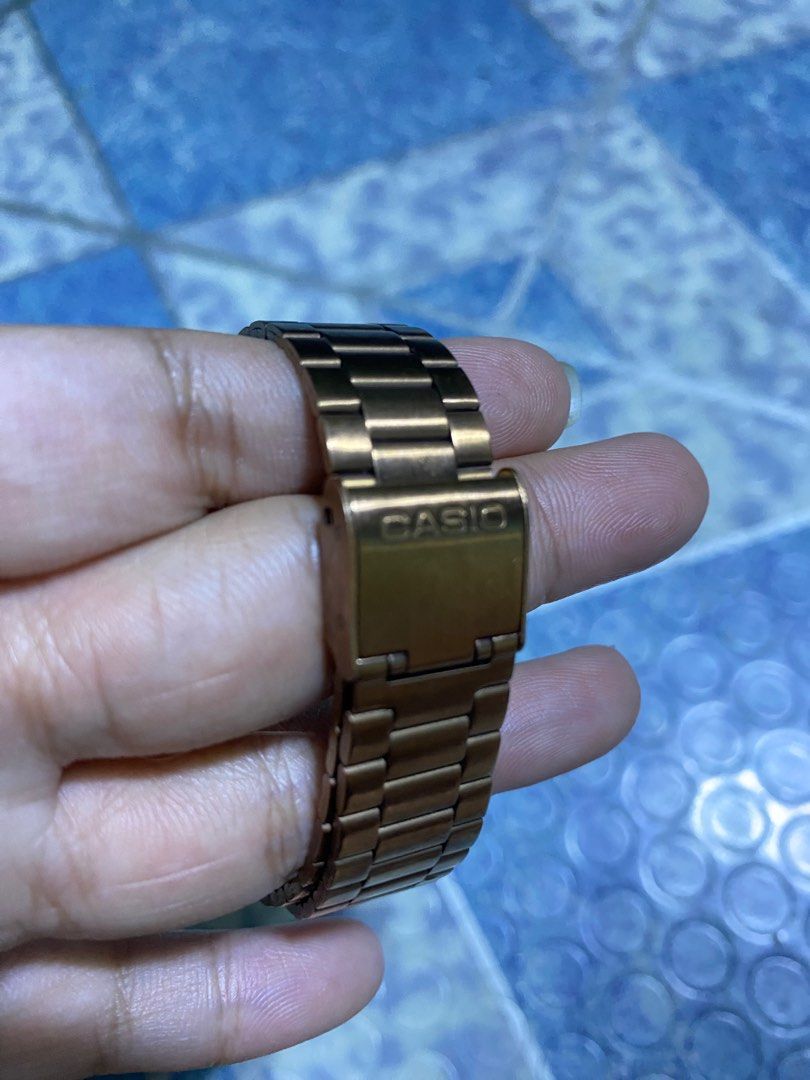 Vintage B640 Rosegold Casio, Women's Fashion, Watches & Accessories ...