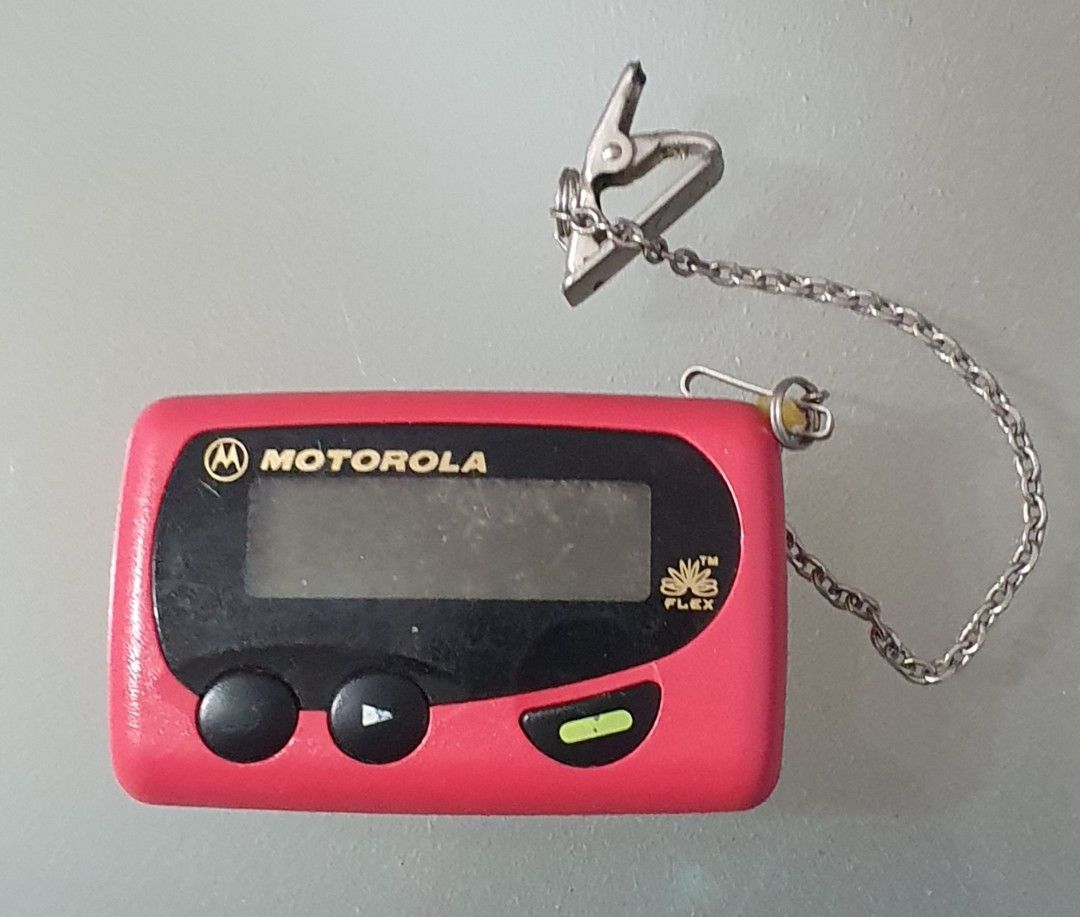 Vintage collectibles pink pager from Motorola collector item, Mobile ...