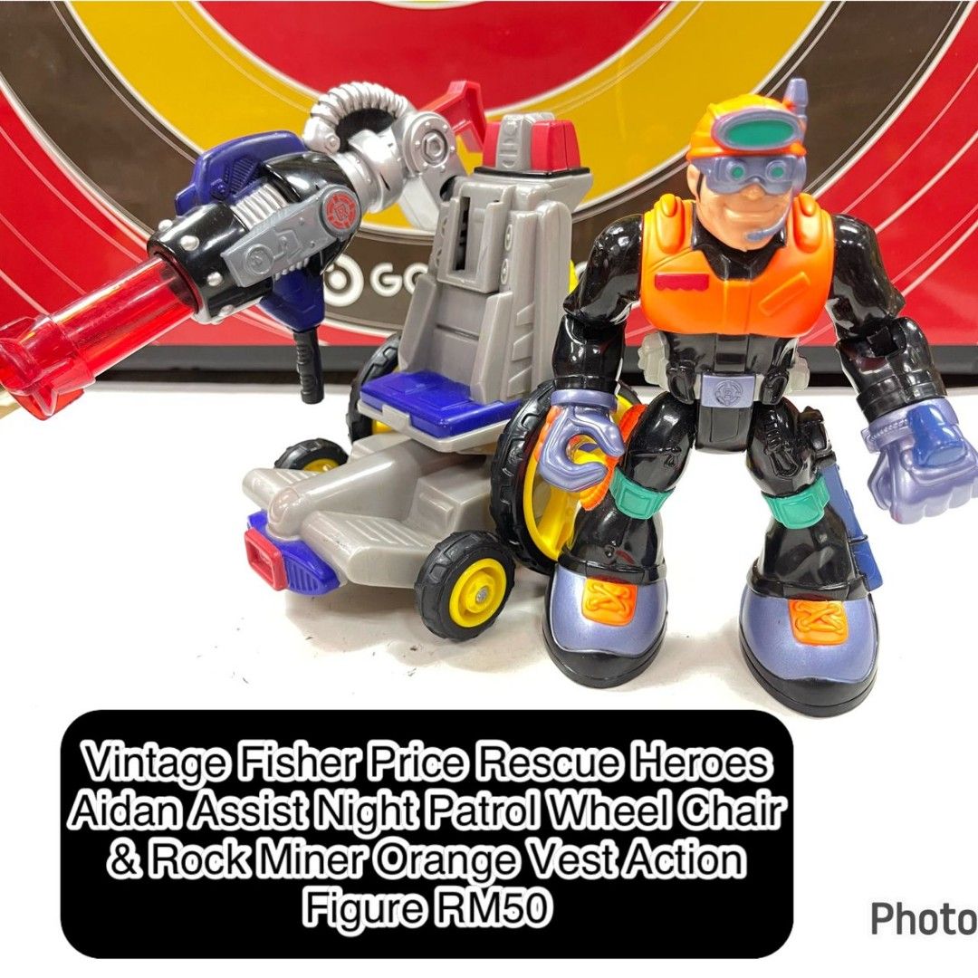 Vintage Fisher-Price Rescue Heroes Aidan Assist, Hobbies & Toys, Toys ...