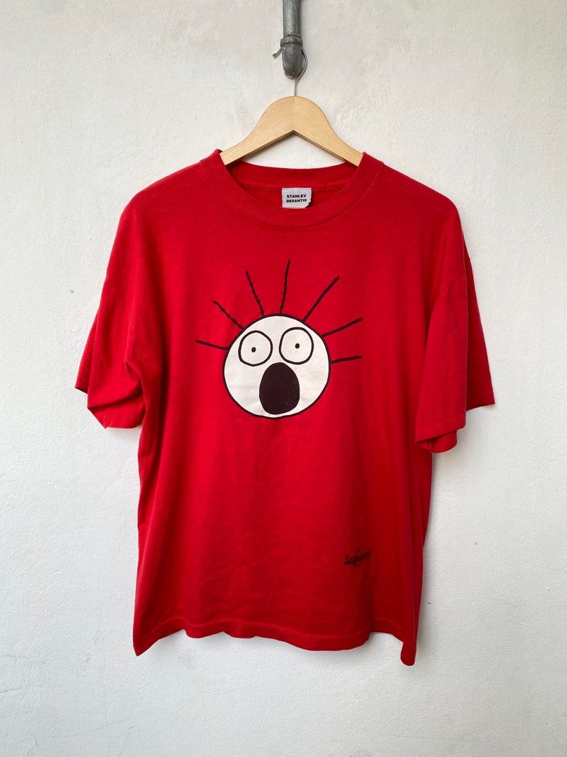 Vintage Scared Guy Stanley Desantis 1993, Men's Fashion, Tops & Sets ...