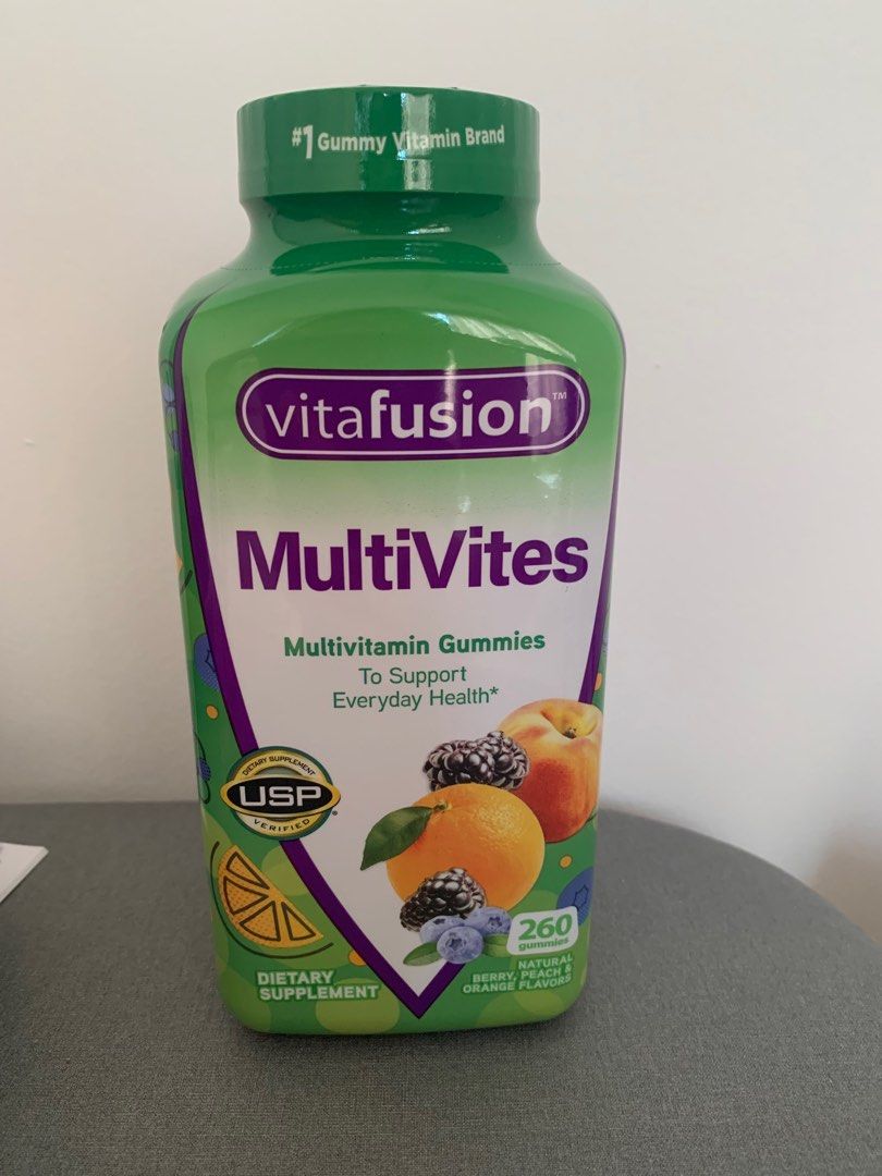 Vitafusion MultiVites multivitamin gummies 260ct, Health & Nutrition ...