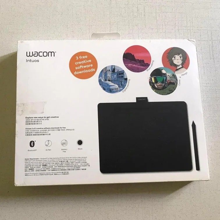 Wacom tab gambar dan desain, Musik & Media, CD, DVD & Lainnya di Carousell