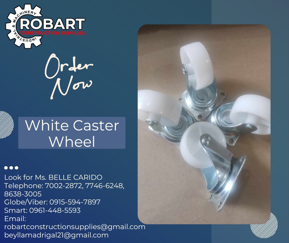 White Caster Wheel, Commercial & Industrial, Construction Tools ...