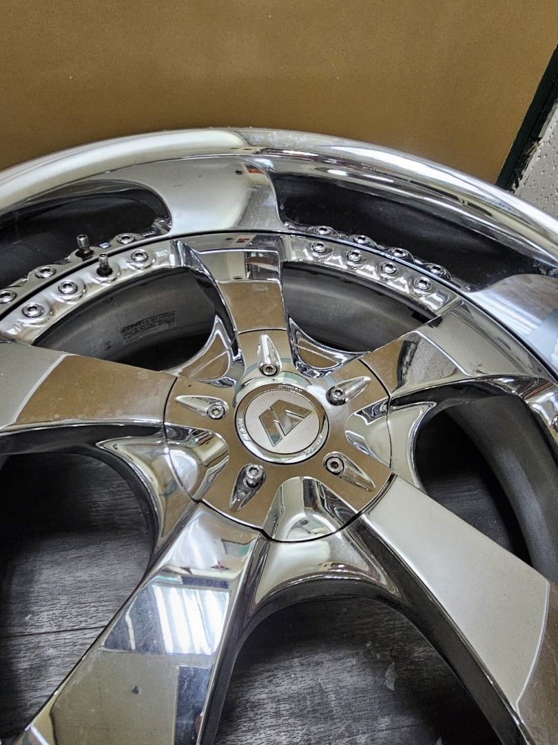 Work vs-kf Chrome 19 inch, Car Accessories, Tyres & Rims on Carousell