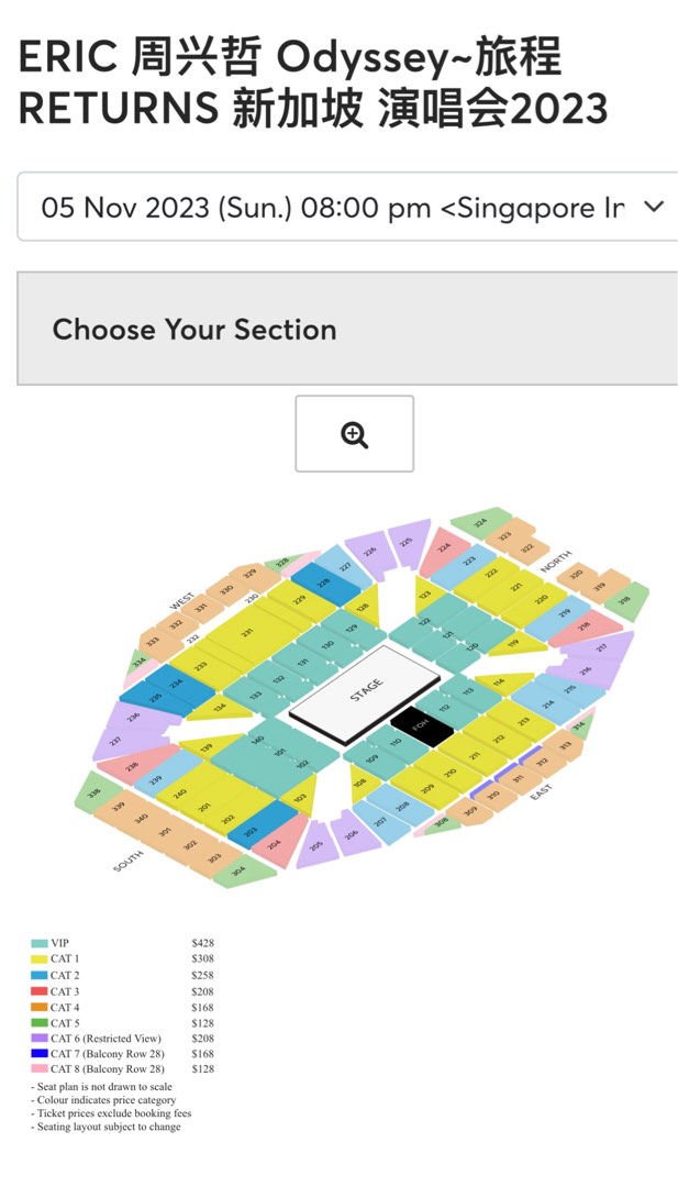 WTT/WTS ERIC CHOU Odyssey Returns 5 Nov SUN, Tickets & Vouchers, Event Tickets on Carousell