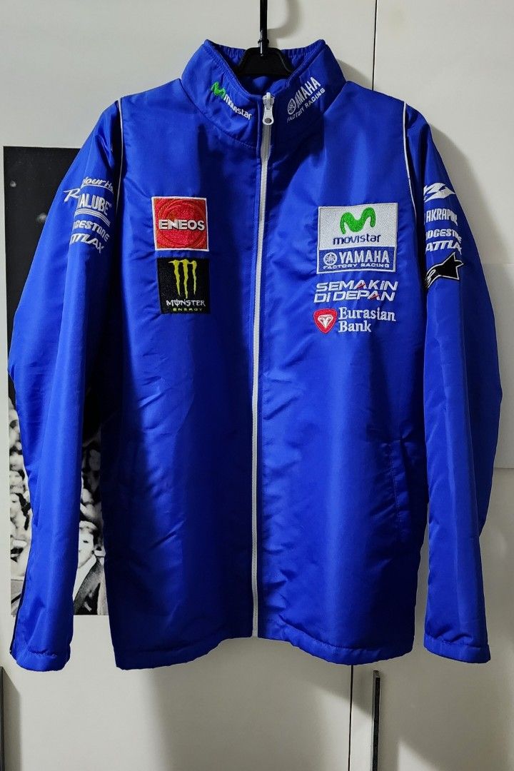 Yamaha Racing Jacket, Motorcycles, Motorcycle Apparel on Carousell