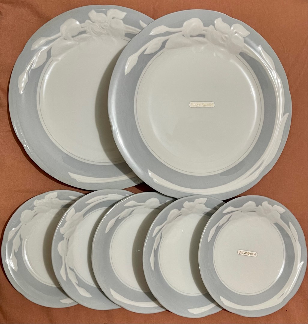 YSL CAKE PLATE SET, Furniture & Home Living, Kitchenware & Tableware ...