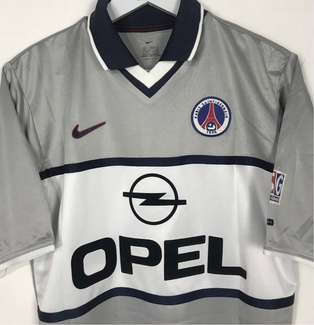 #10 Okocha 2000-01 Paris Saint Germain Away soccer/football jersey/kit ...
