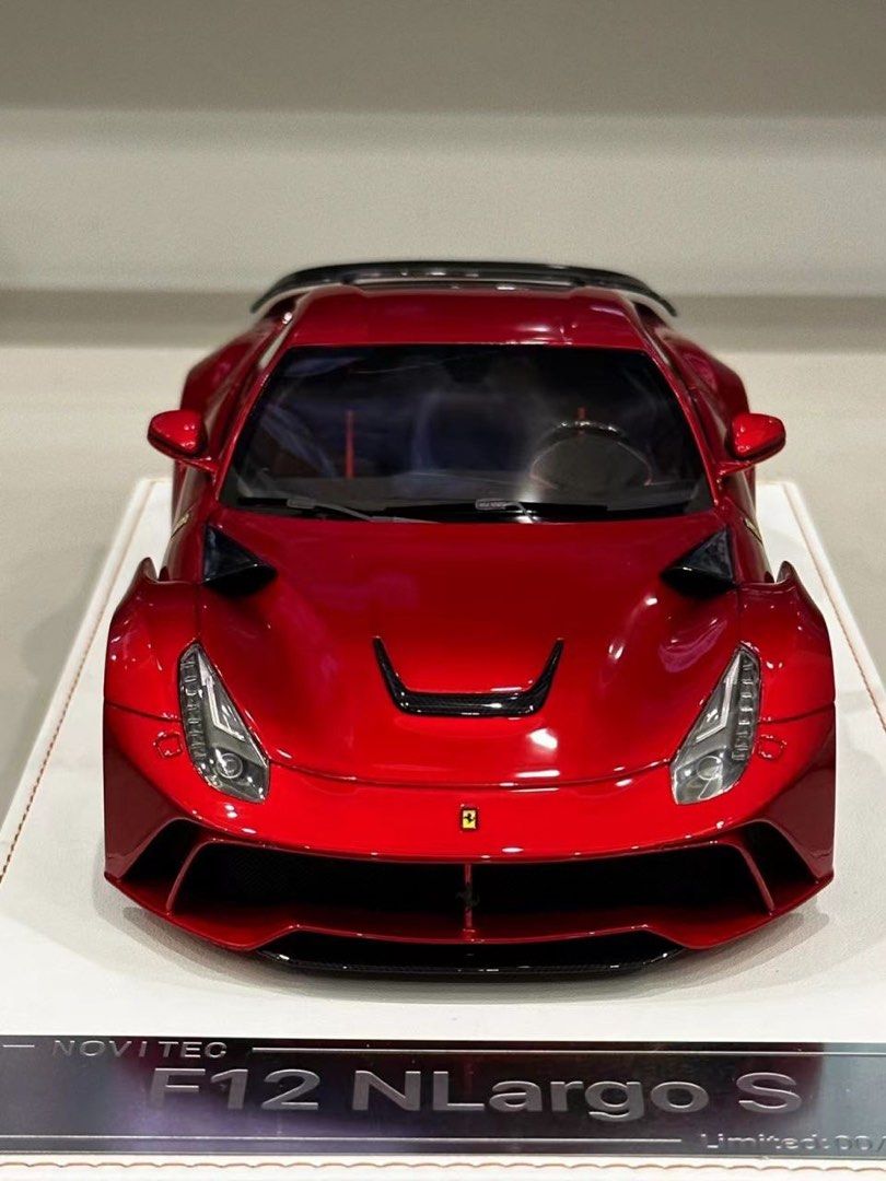 1/18 MW Model Ferrari F12 N Largo S - Red, Metallic Red, Hobbies & Toys ...