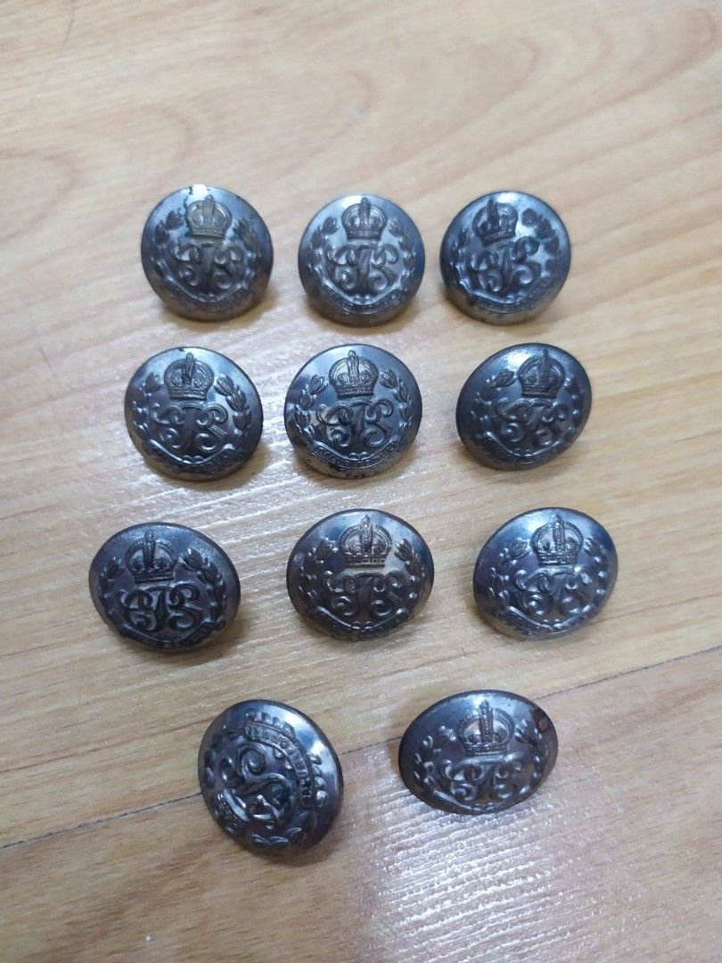 11 Vintage Firmin London Big Size Buttons, Hobbies & Toys, Collectibles ...