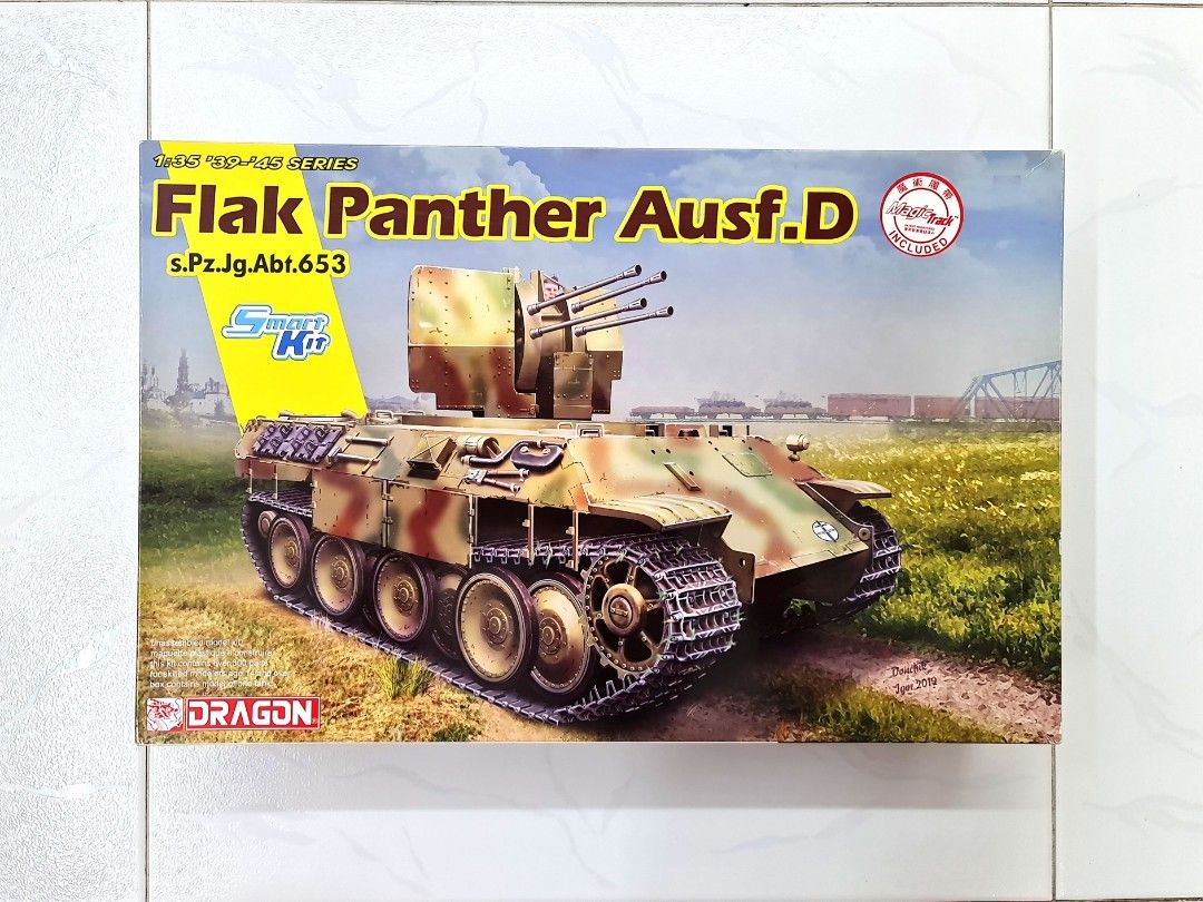 1/35 #6899 Dragon (Smart Kit) German 20mm AA Flak Panther Ausf D s.Pz ...