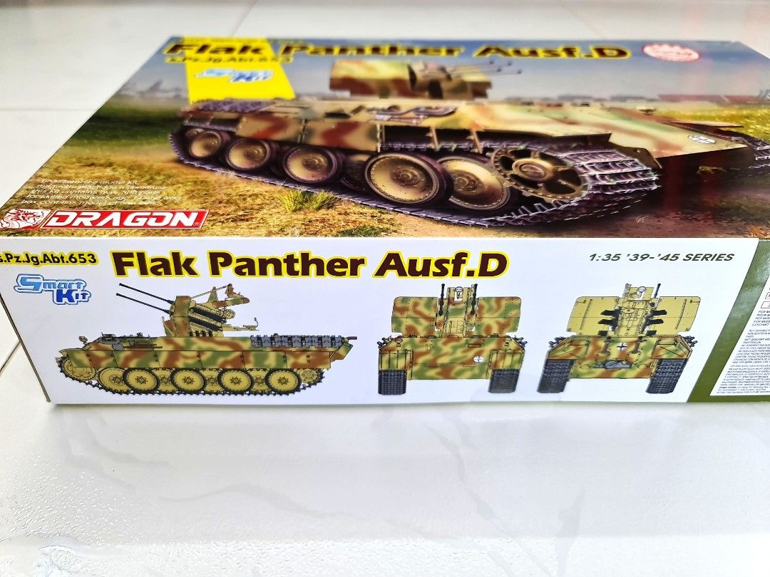 1/35 #6899 Dragon (Smart Kit) German 20mm AA Flak Panther Ausf D s.Pz ...
