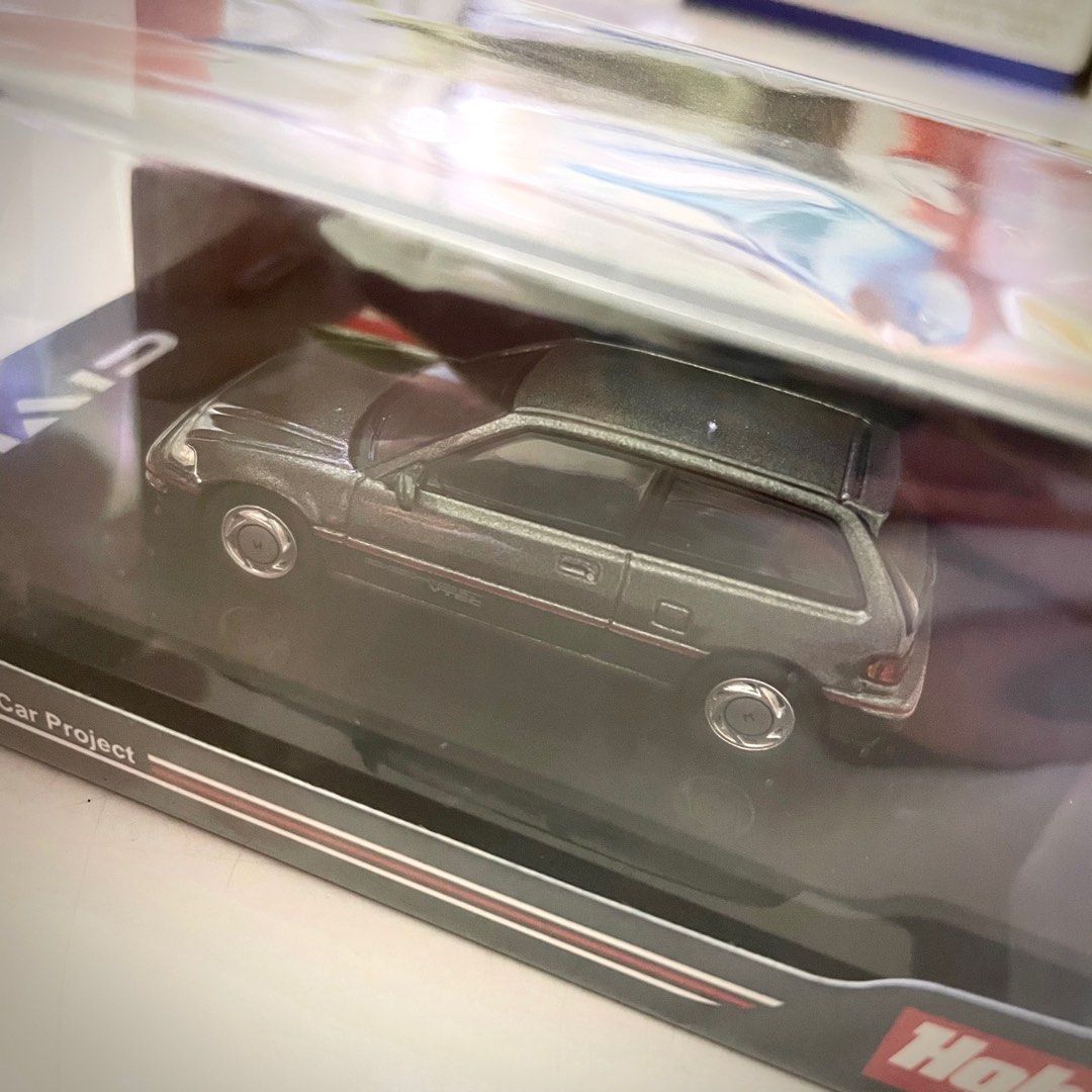 1/64 Hobby Japan Honda Civic Type R EK9, EG6, SiR II EF9. grey metallic ...