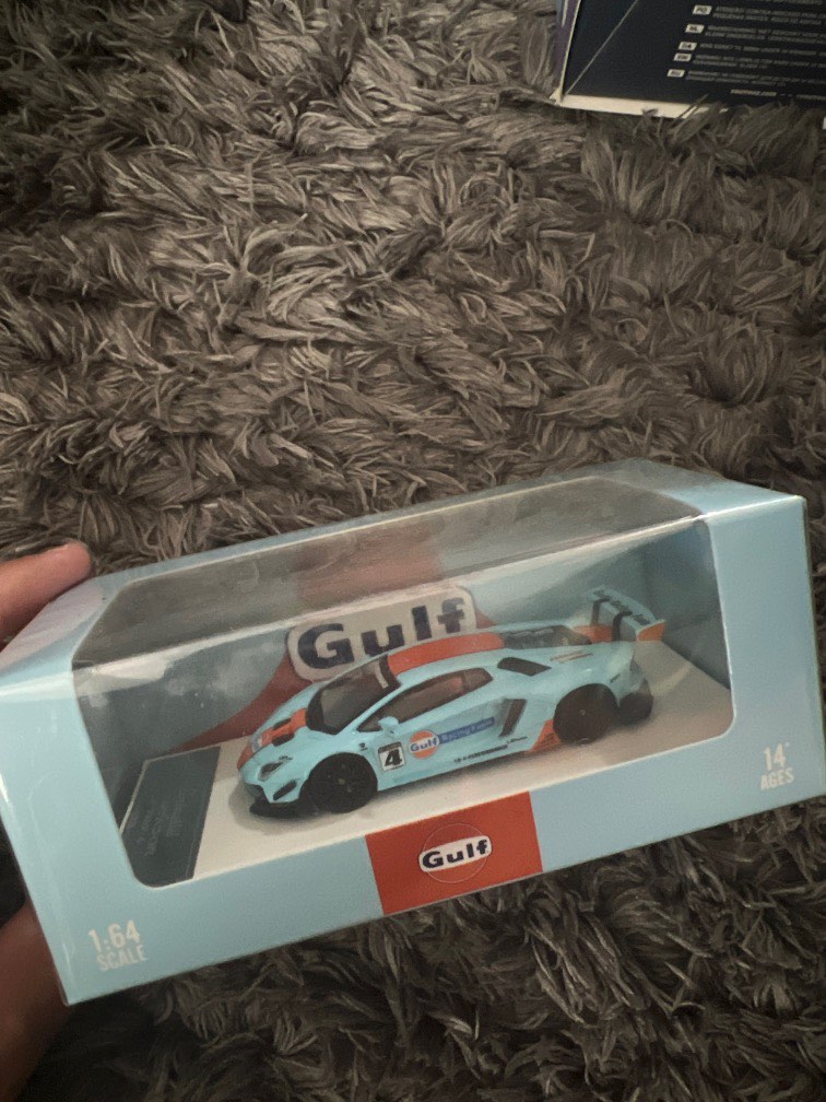 1:64 Scale GULF Racing LB performance Lamborghini Aventador, Hobbies ...