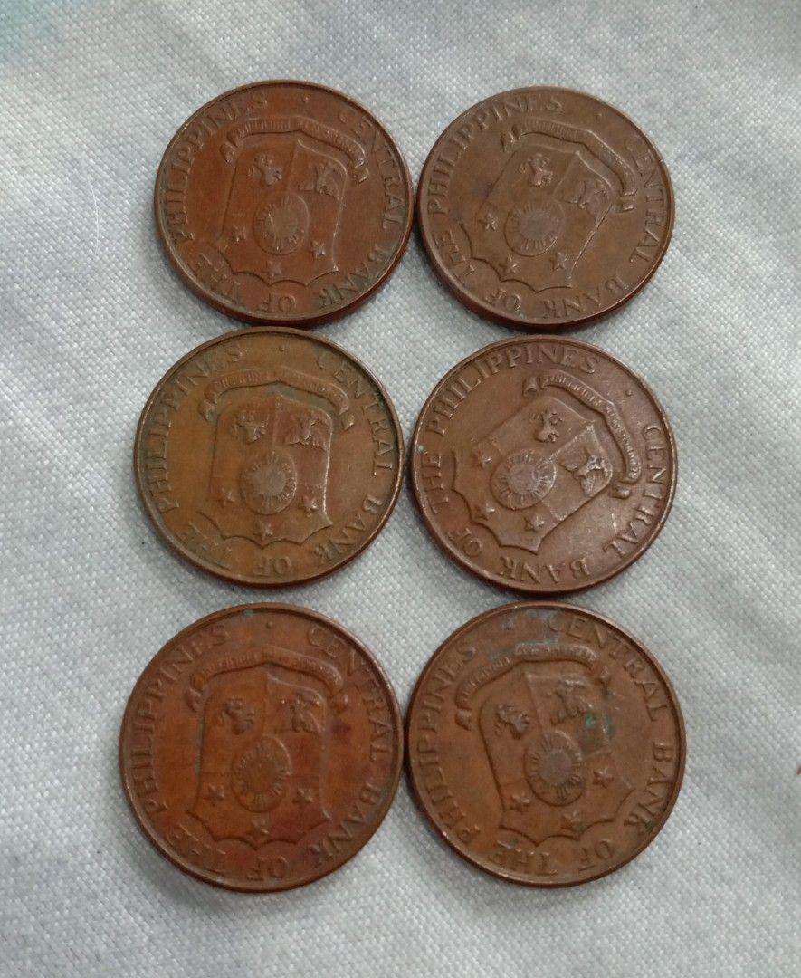1960 One Centavo Philippine coin 40 each, Hobbies & Toys, Memorabilia & Collectibles, Currency ...