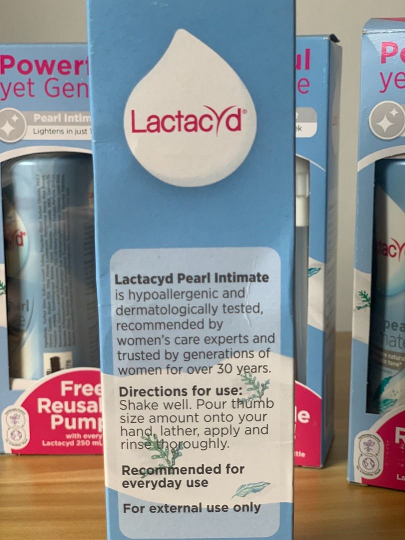 250ml Lactacyd Pearl Intimate Feminine Wash with natural marine ...