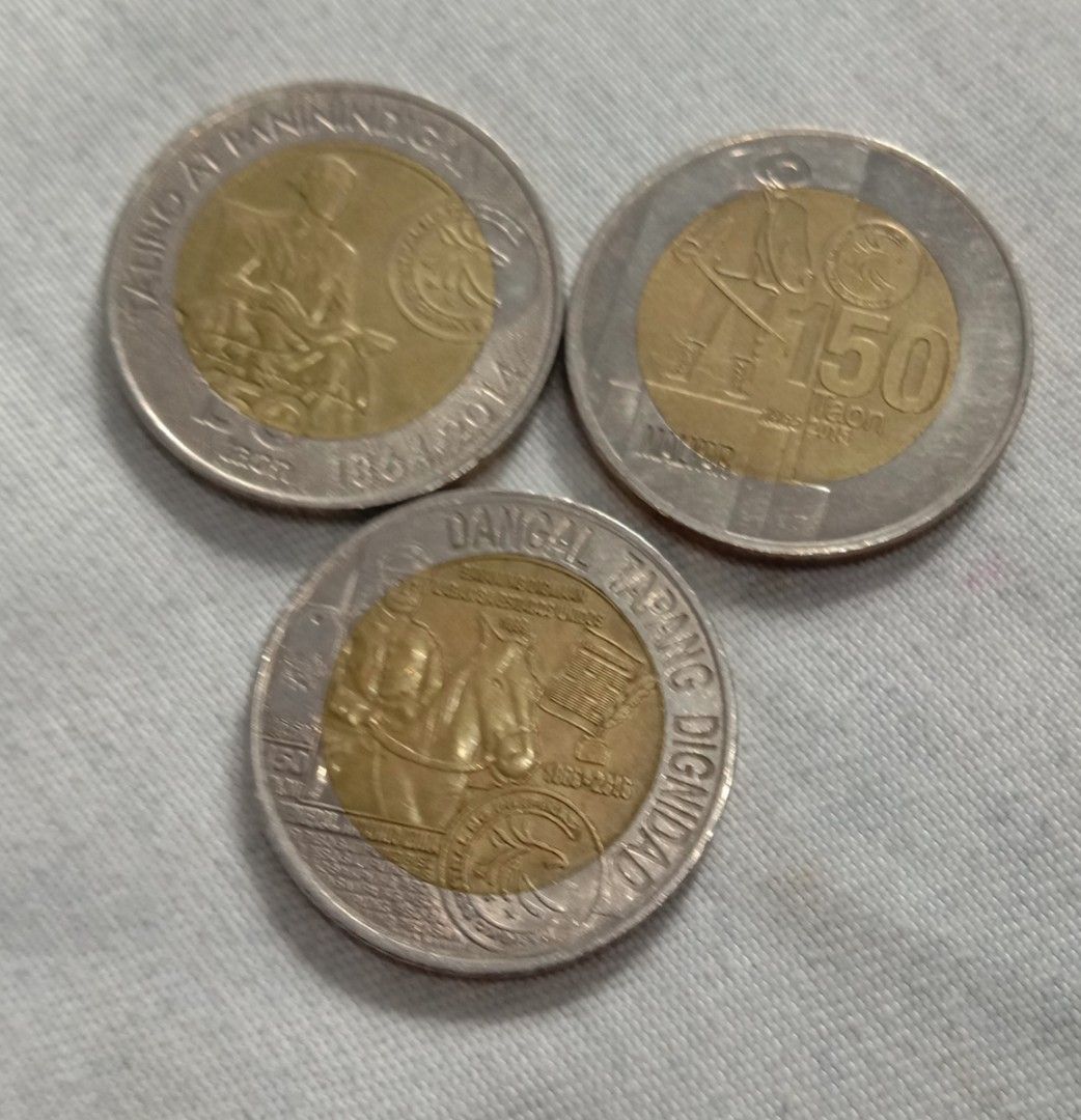 3pcs 10Piso BSP Series Philippine coin, Hobbies & Toys, Memorabilia ...