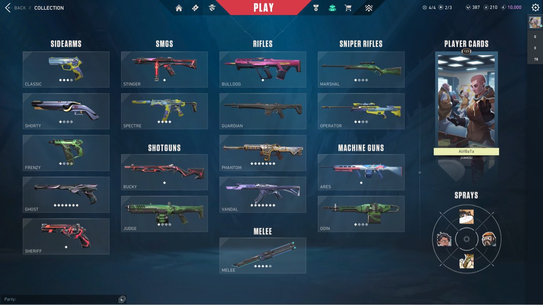 5 Melee 3 Premium Melee | BUDGET STACKED MELEE VALORANT ACCOUNT, Video ...