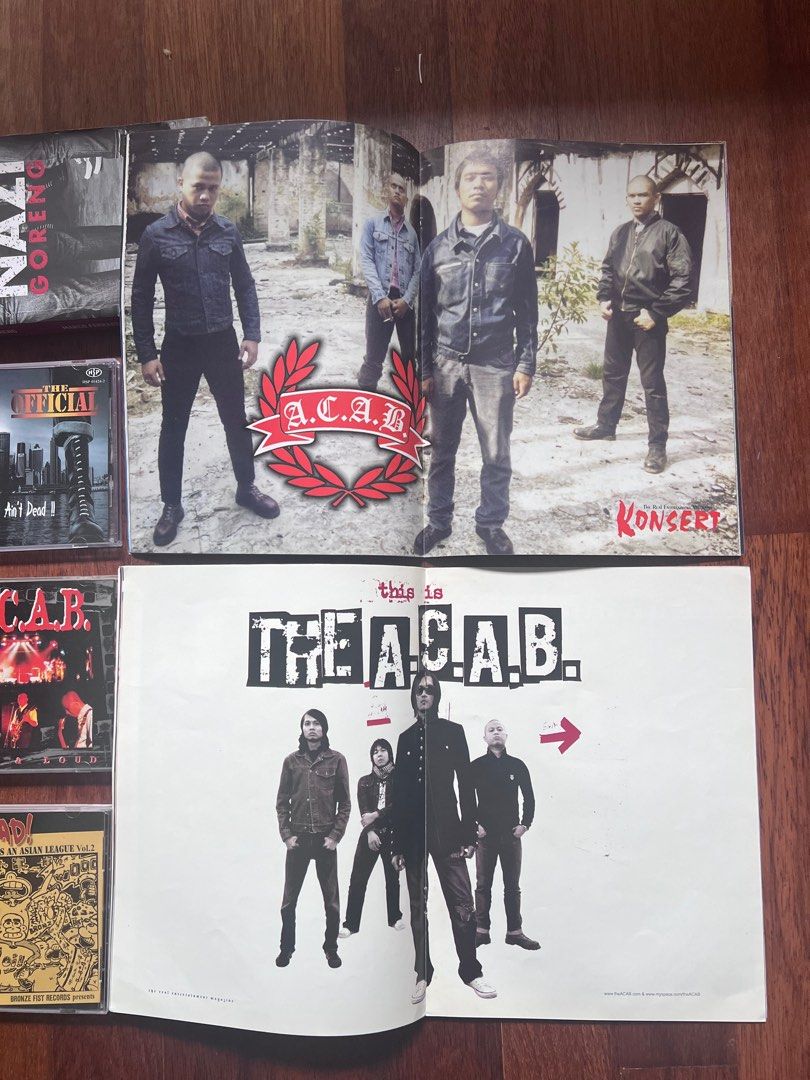 ACAB cd & magazine combo lot skinhead, Hobbies & Toys, Music & Media ...