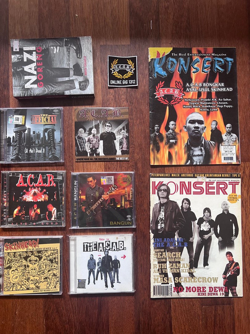 ACAB cd & magazine combo lot skinhead, Hobbies & Toys, Music & Media ...