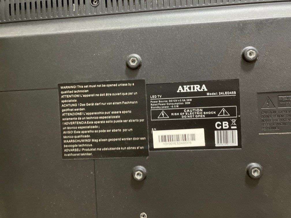 Akira 24” Monitor TV, Computers & Tech, Parts & Accessories, Monitor ...