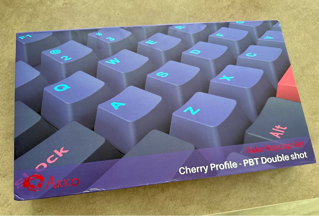 Akko Keycap Neon 157-Key Cherry Profile with Collector box, Computers ...