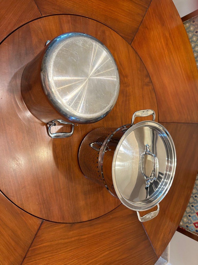 All-Clad Stainless Pasta Pentola, Furniture & Home Living, Kitchenware ...