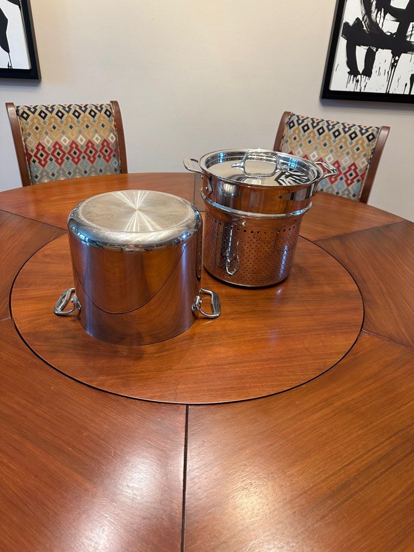 All-Clad Stainless Pasta Pentola, Furniture & Home Living, Kitchenware ...