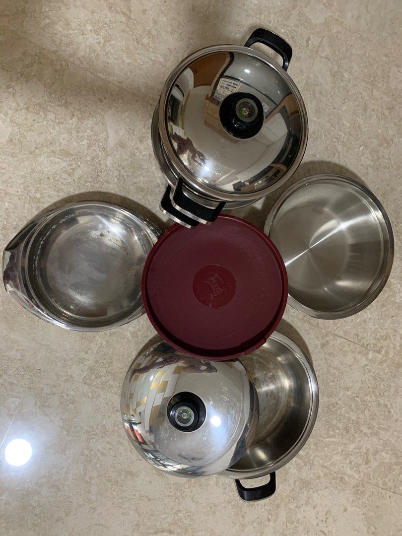 AMC Pots and pan full set, Furniture & Home Living, Kitchenware ...