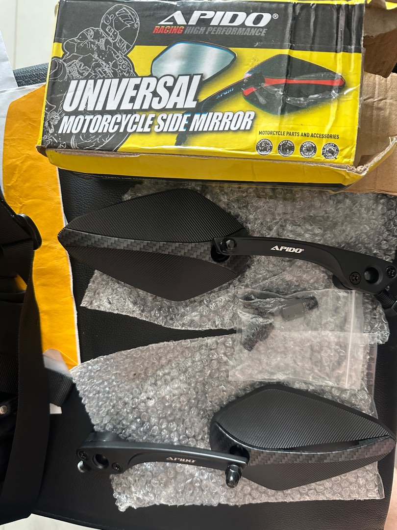 Apido side mirror, Motorcycles, Motorcycle Accessories on Carousell