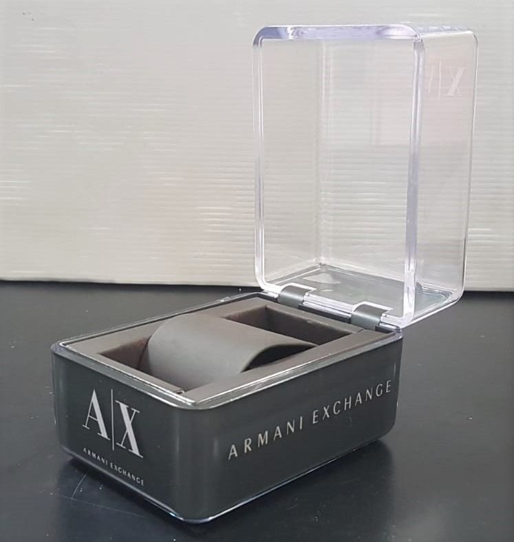 Armani Exchange Fashion House, ITALY, AX Wristwatch Box, Giorgio Armani ...