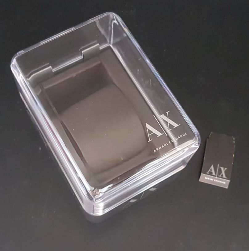 Armani Exchange Fashion House, ITALY, AX Wristwatch Box, Giorgio Armani ...