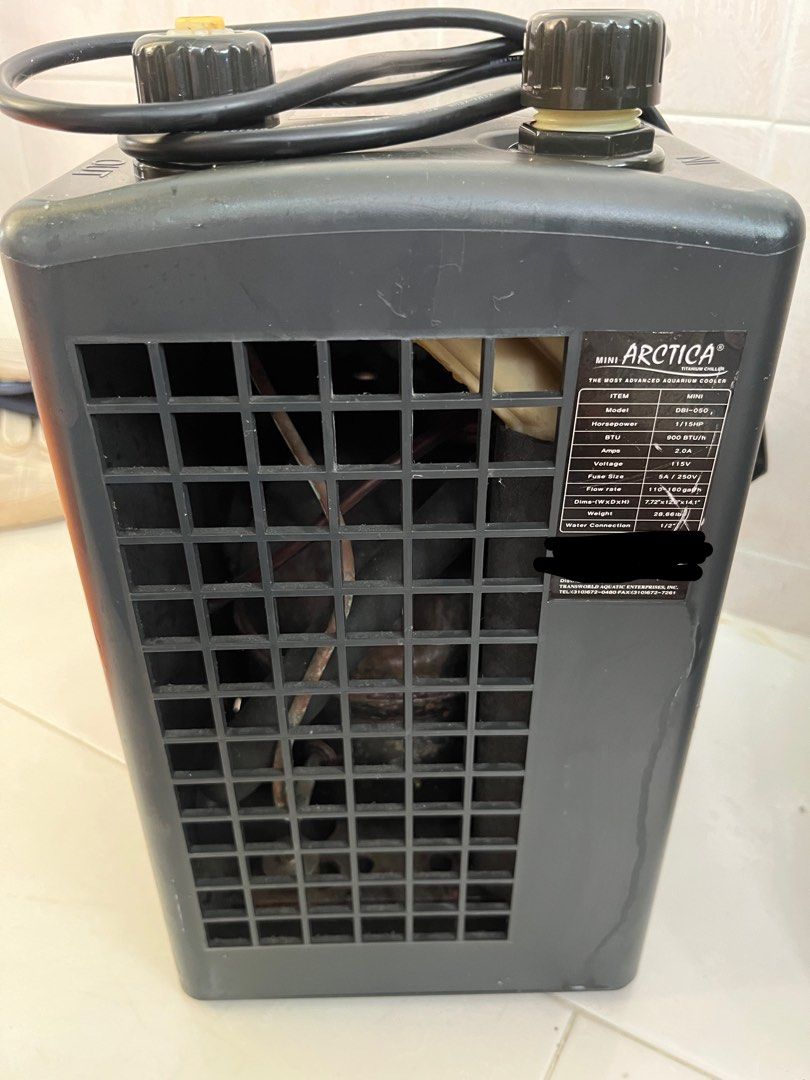 Arctica Aquarium chiller Mini, Pet Supplies, Homes & Other Pet ...