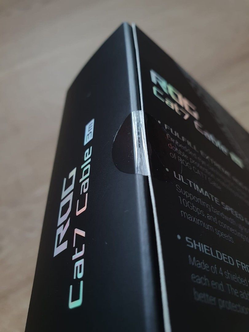 Asus ROG Cat 7 Ethernet Cable (3m), Computers & Tech, Parts ...