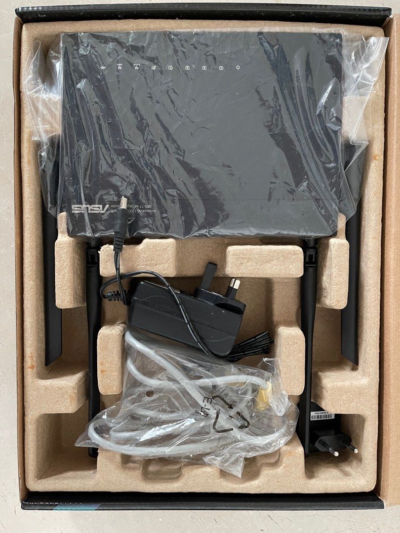 ASUS RT-AC1200G+ Router & HUAWEI Optical Network Terminal, Computers ...