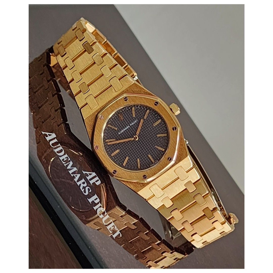 Audemars Piguet Royal Oak Solid Gold, Luxury, Watches on Carousell