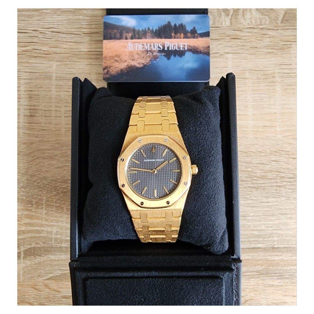 Audemars Piguet Royal Oak Solid Gold, Luxury, Watches on Carousell