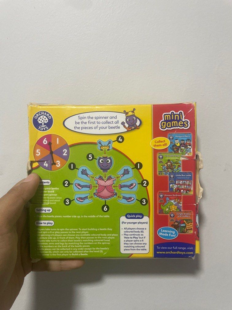 AUTHENTIC Orchard Build A Beetle mini game, Hobbies & Toys, Toys ...