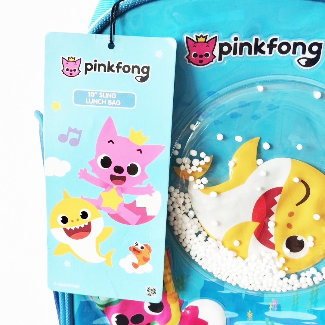 Authentic Pinkfong Baby Shark 10" Sling Bag, Hobbies & Toys, Stationery ...