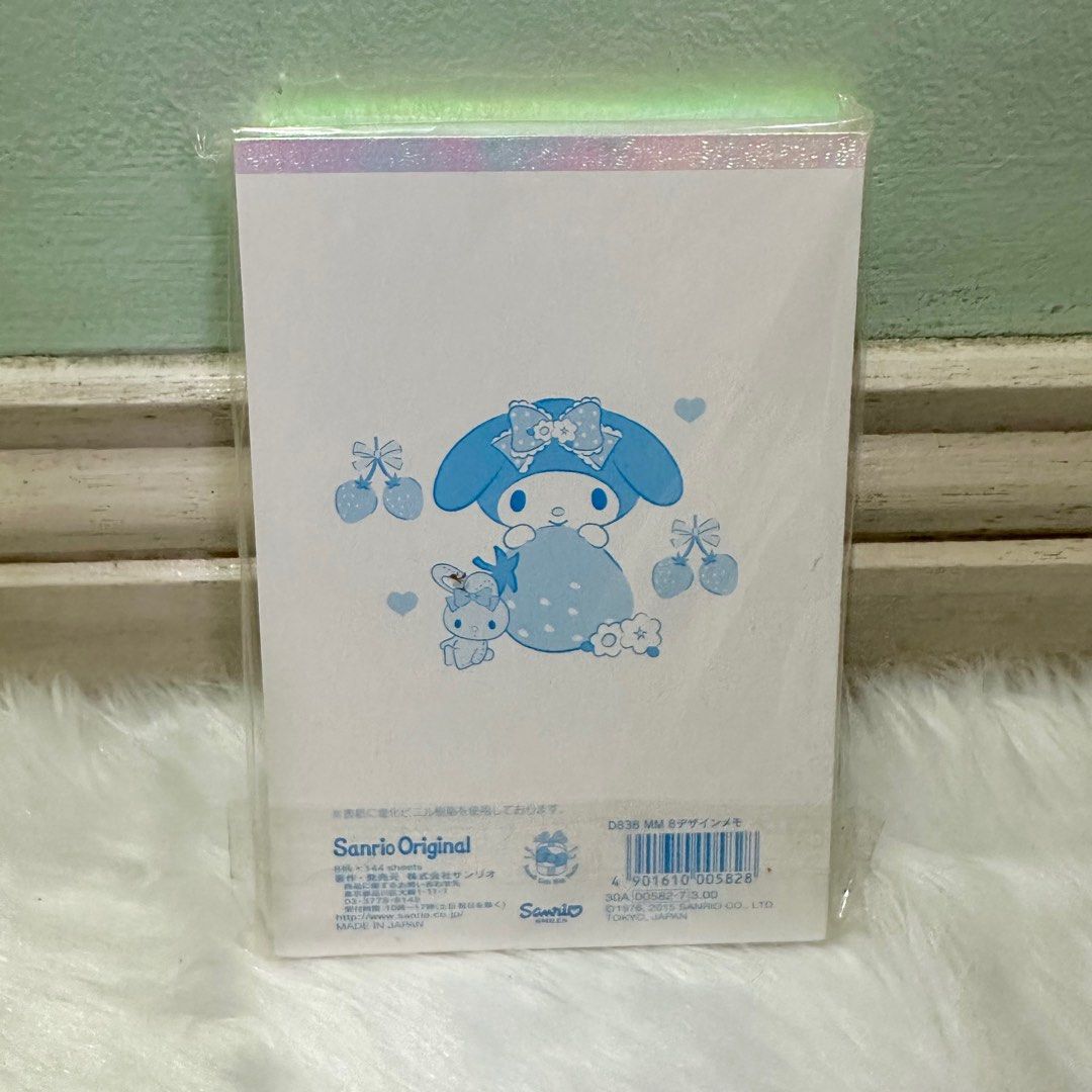[Authentic] Sanrio My Melody Notepad, Hobbies & Toys, Stationary ...
