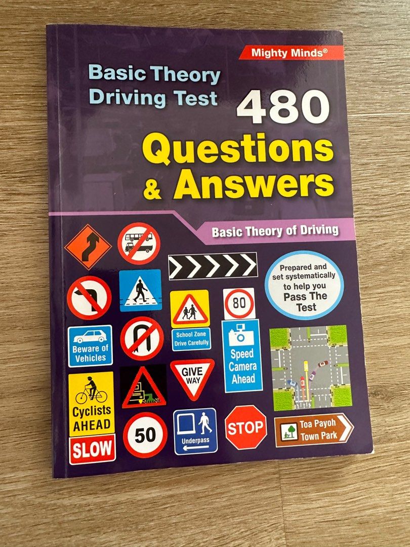 Basic theory driving test, Hobbies & Toys, Books & Magazines, Textbooks ...