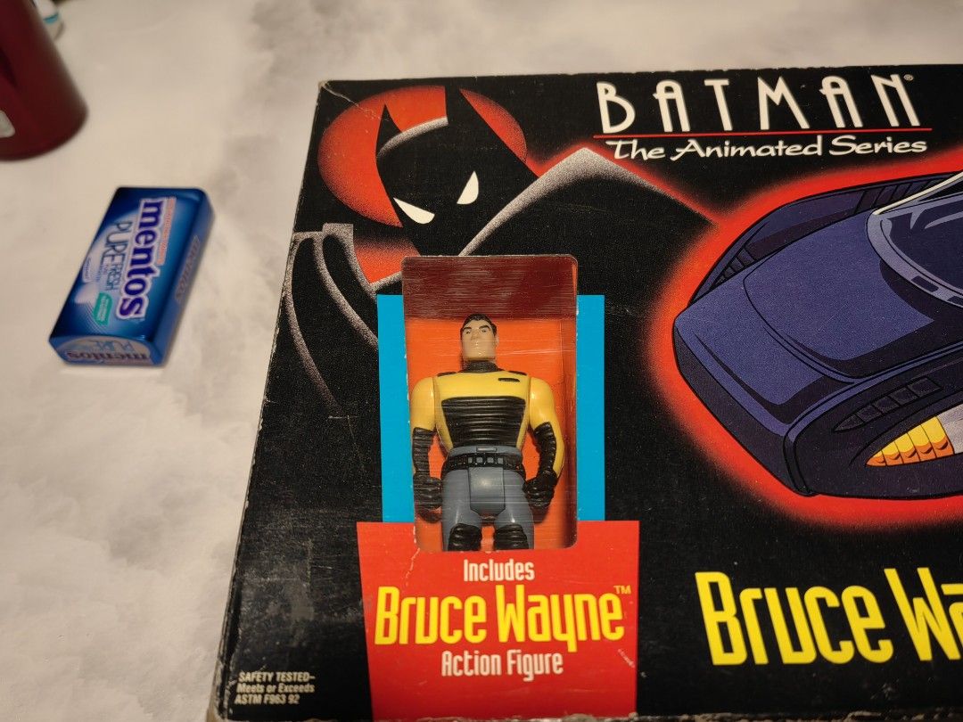 Batman the Animated Series Bruce Wayne Street Jet 連 figure, 興趣及遊戲, 玩具 ...