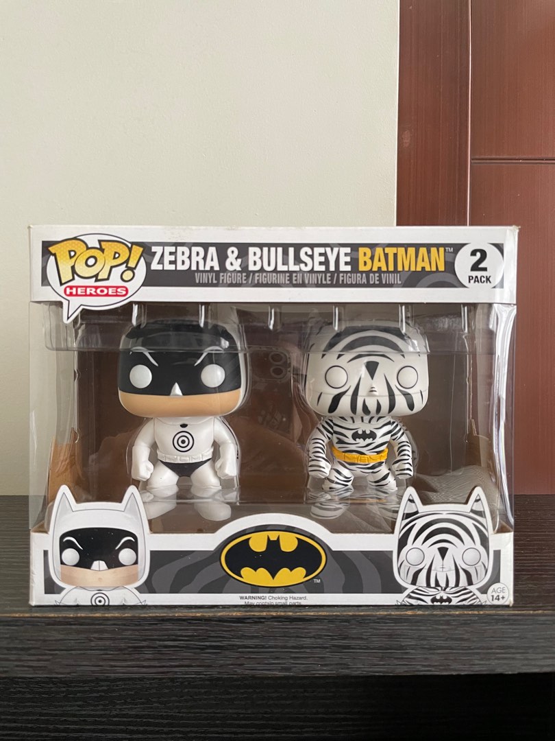 Batman Zebra & Bullseye Funko Pop on Carousell