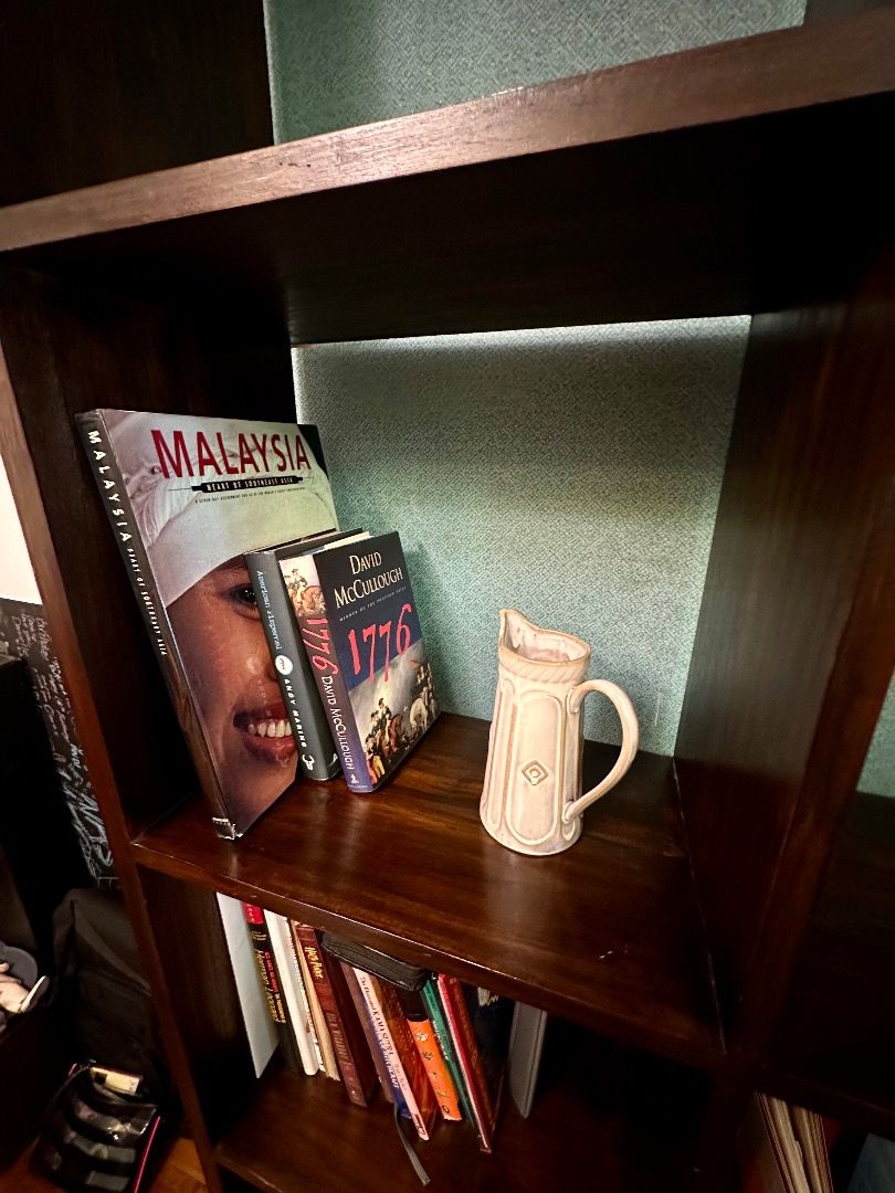 Beautiful handcrafted Teak wood bookshelf / display., Furniture & Home ...