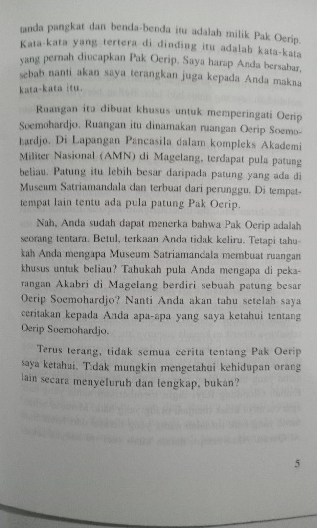 BiogRafi LetJEN Oerip Soemohardjo on Carousell