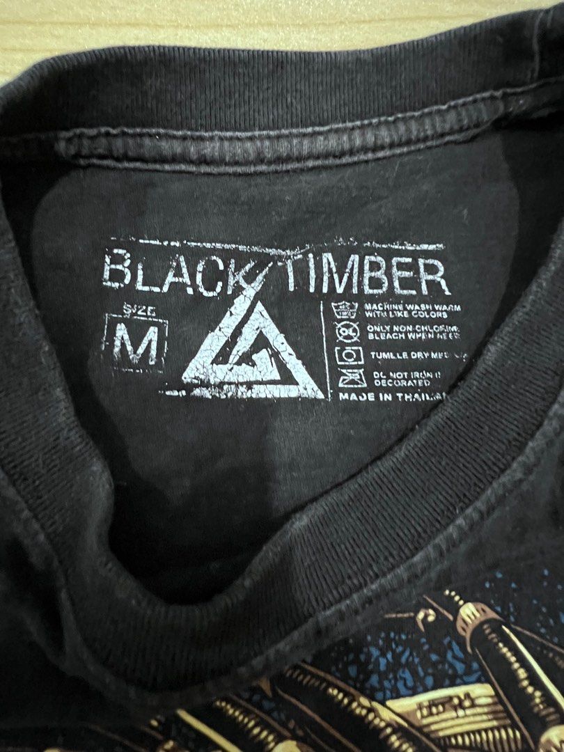 Black Timber Shirt, Men's Fashion, Tops & Sets, Tshirts & Polo Shirts ...
